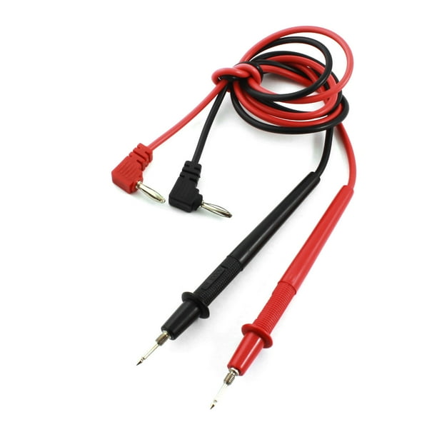 Pair Multimeter Meter Banana Plug Probe Test Cable Wire 3.3Ft - Walmart ...