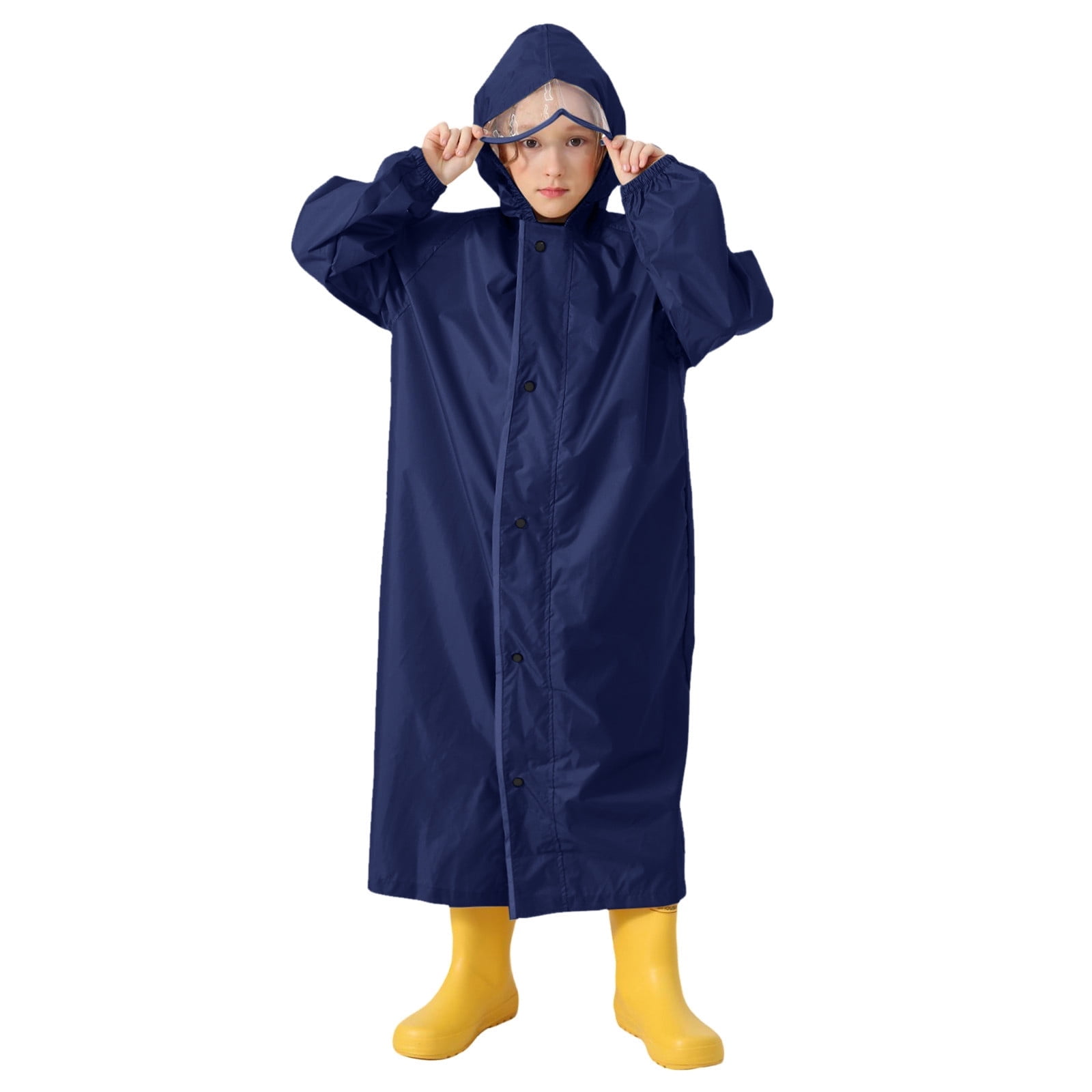 Click here for Djtdsds Childrens Raincoat With School Bag And Hoo... prices