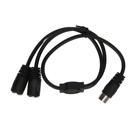 DIN 4PIN To 2DIN 4PIN Adapter Cable, PVC Sheath High Accuracy Clear ...