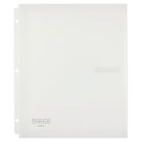 Smead Poly Three-Ring Envelope, 1-1/4" Expansion, Flap with hook-and ...
