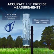 BALDR Wireless Wi-Fi Rain Gauge with Rainfall, Accurate Rainfall Record ...