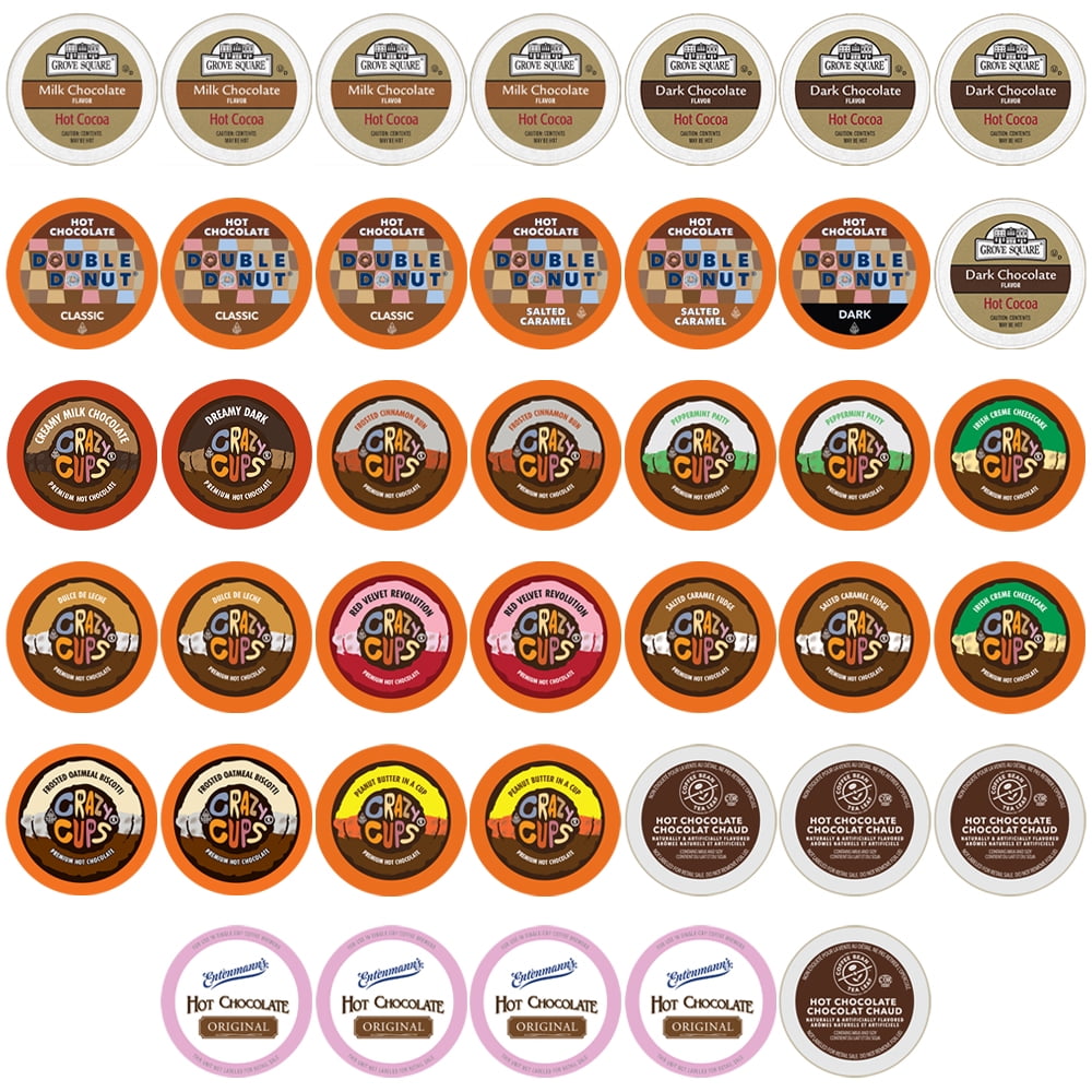 Perfect Samplers Hot Chocolate Single Serve Cups For Keurig K cup ...