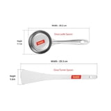 Sumeet Stainless Steel Perfect Dosa Making Spoon/Ladle Set of 2 Pcs ...