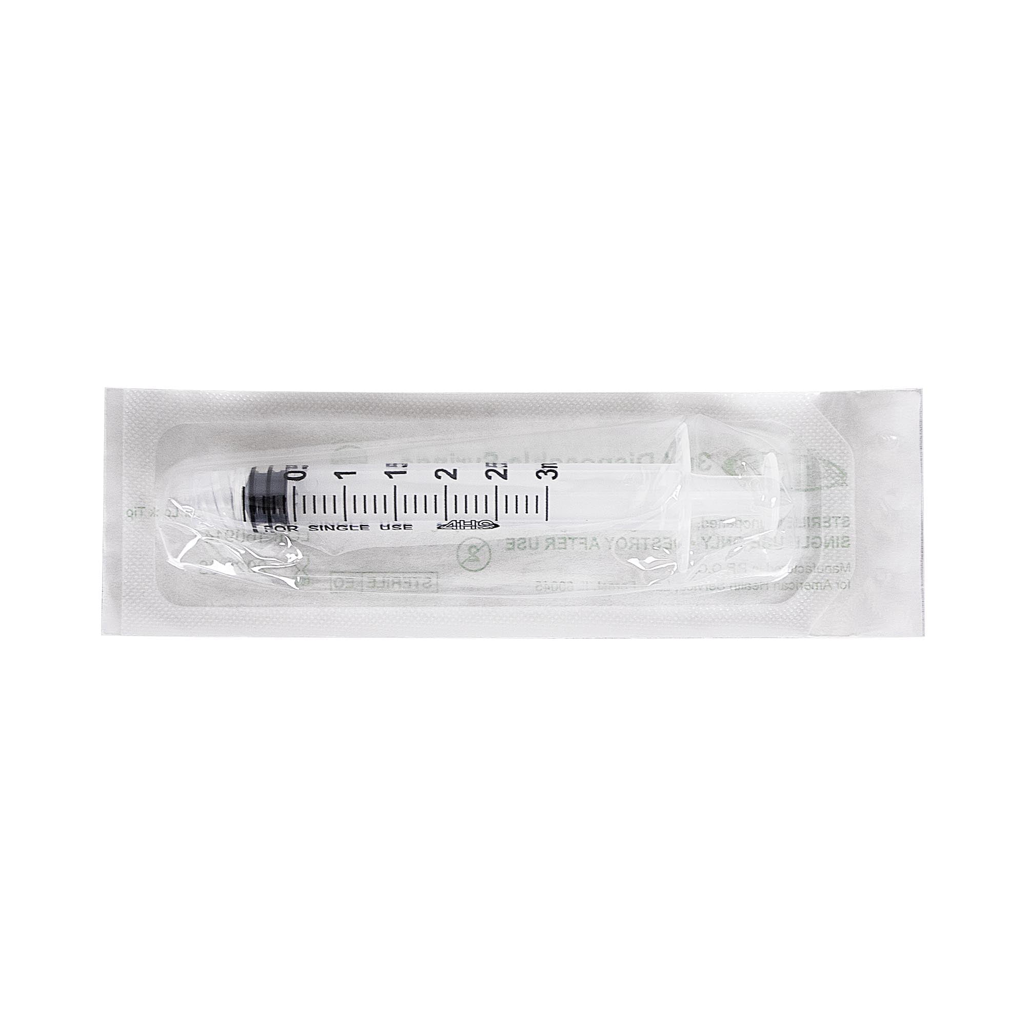 AHS Syringe, 3cc, Luer Lock, EACH - Walmart.com