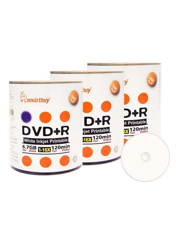 Blank DVD+R Discs in Blank Media - Walmart.com