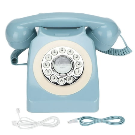 Retro Corded Home Phone Classic Vintage Old Wired Landline Phone for ...