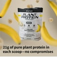 Snap Supplements Vegan Protein Powder, Plant-Based, Banana Flavor, 30 ...