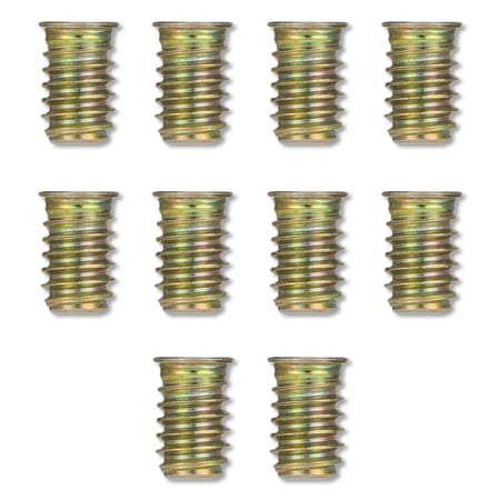 stanreset 10Pcs Wood Insert Nut with Inside Outside Threads Cabinet ...