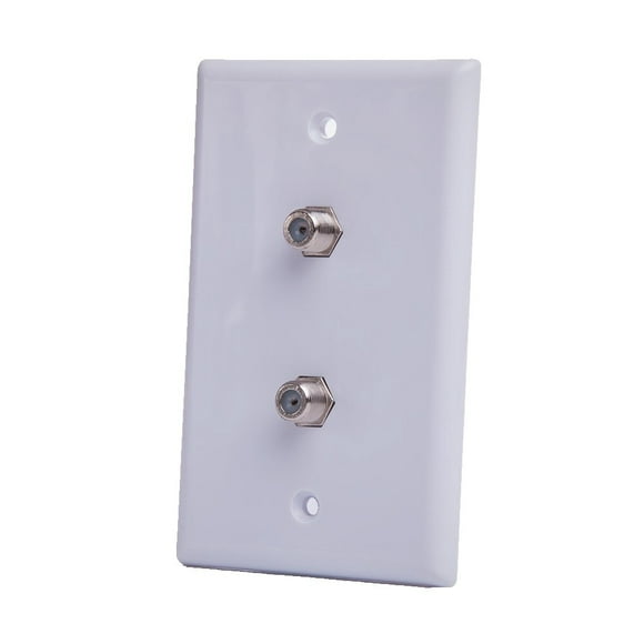 Dual Coax Wall Plates
