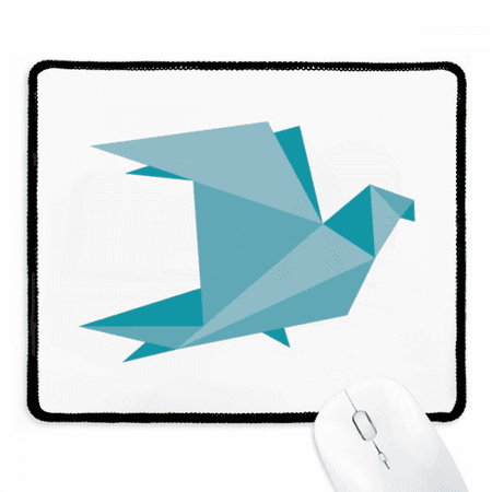 Green Origa Pigeon Pattern Mousepad Stitched Edge Mat Rubber Gang Pad ...
