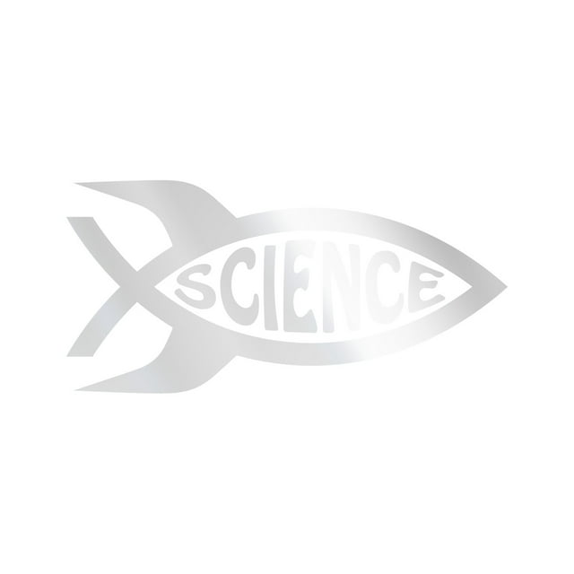 Science Fish Symbol Sticker Decal Die Cut - Self Adhesive Vinyl - Weatherproof - Made in USA ...