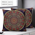 Chilfamy Envelope Throw Pillow Cover, Boho Indian Mandala Indian Ethnic ...