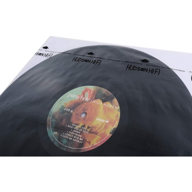 Hudson Hi-Fi Anti-Static Vinyl Record Inner Sleeves - Protective Vinyl ...