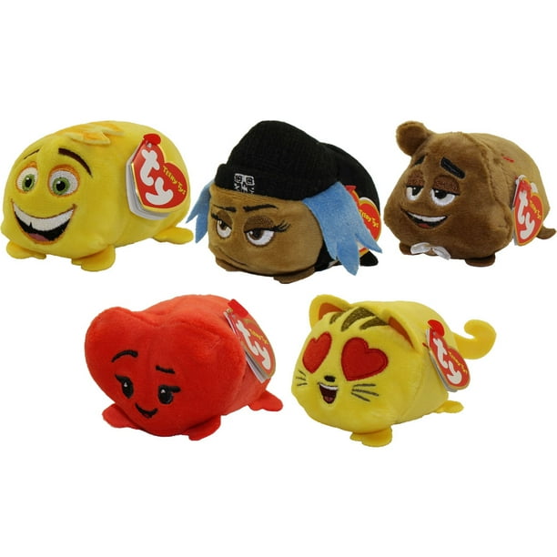 TY Beanie Boos - Teeny Tys Stackable Plush - Emoji Movie - SET of 5 (4 ...