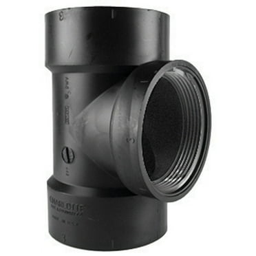 Charlotte Pipe Schedule 40 4 in. Hub x 4 in. Dia. Hub PVC P-Trap - Walmart.com