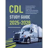 Official CDL Study Guide: Commercial Driver's License Guide: Exam Prep ...
