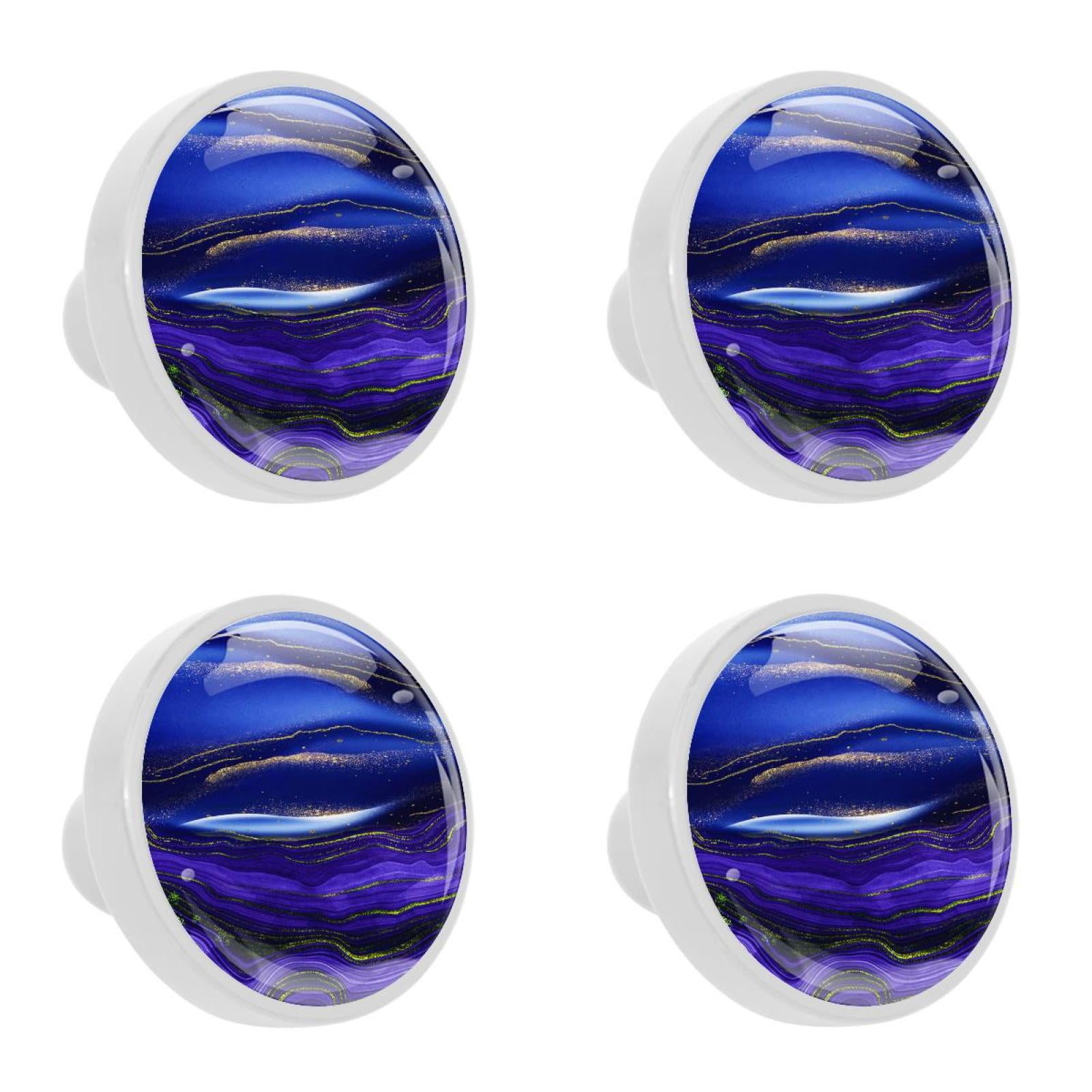4 Pcs Abstract Texture Knobs for Kitchen Cabinet Cupboard Dresser ...