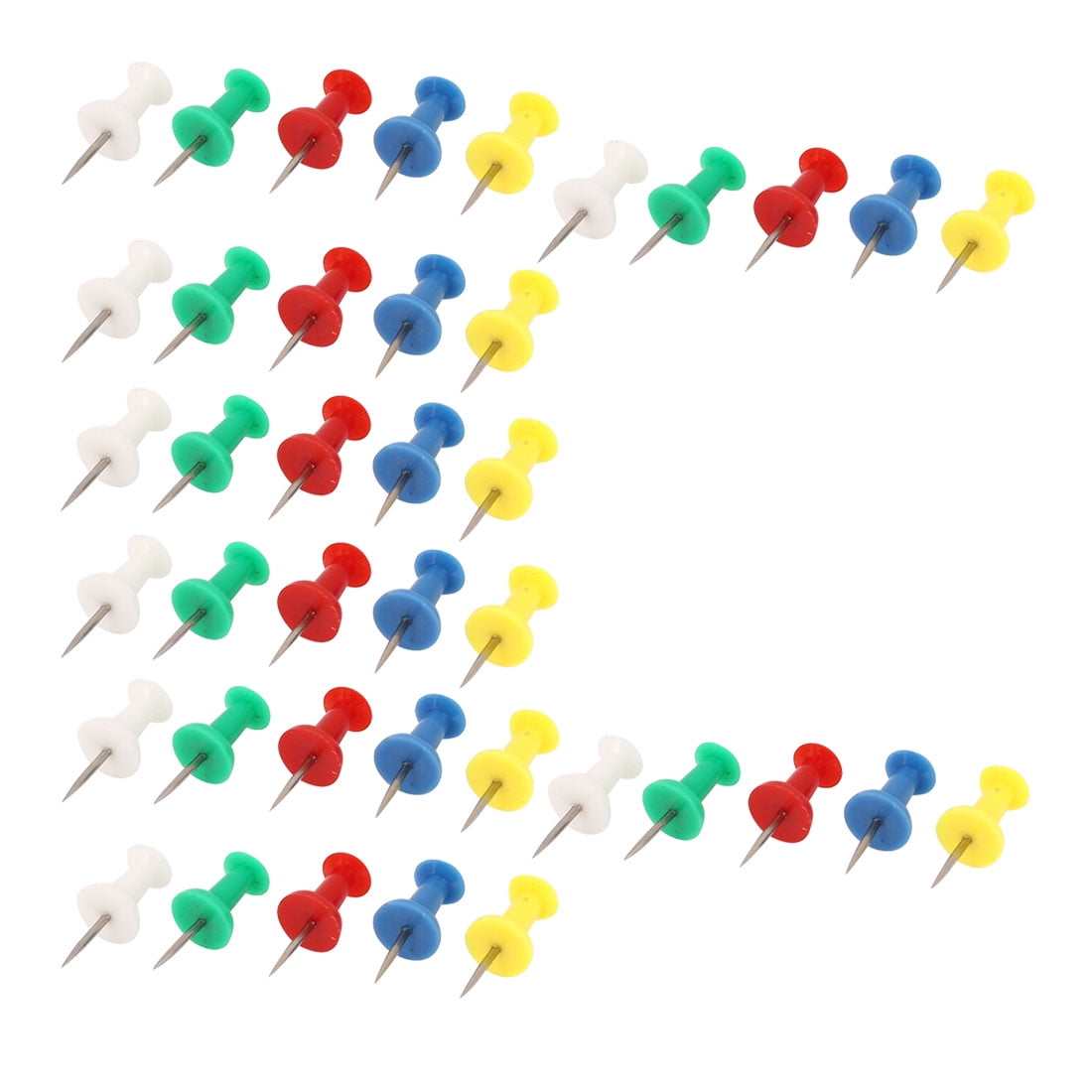 Click here for Unique Bargains 40pcs Multicolor Plastic Head Meta... prices