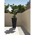 Veradek Pure Series Midland 26" Plastic Planter 2-Pack Black - Walmart.com