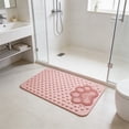 Bathroom Mat Anti Slip Massage Foot Mat Shower Rug with Suction Cups 16 ...