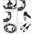 3Pin XLR Male Female Balanced Analog Sound Cable for Sound Card Mixers ...