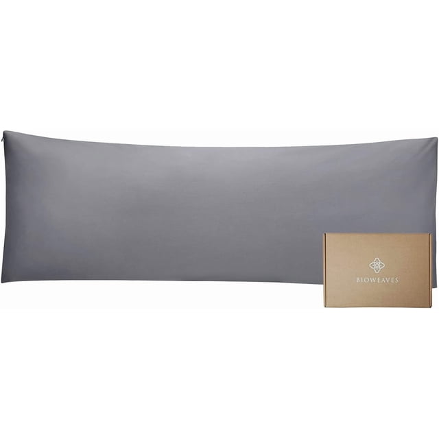 WWS-Bioweaves 100% Organic Cotton Percale Weave Body Pillow Cover with ...