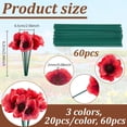 60Pcs 3 Colors Cloth Artificial Flower Heads Festival & Party Supplies ...