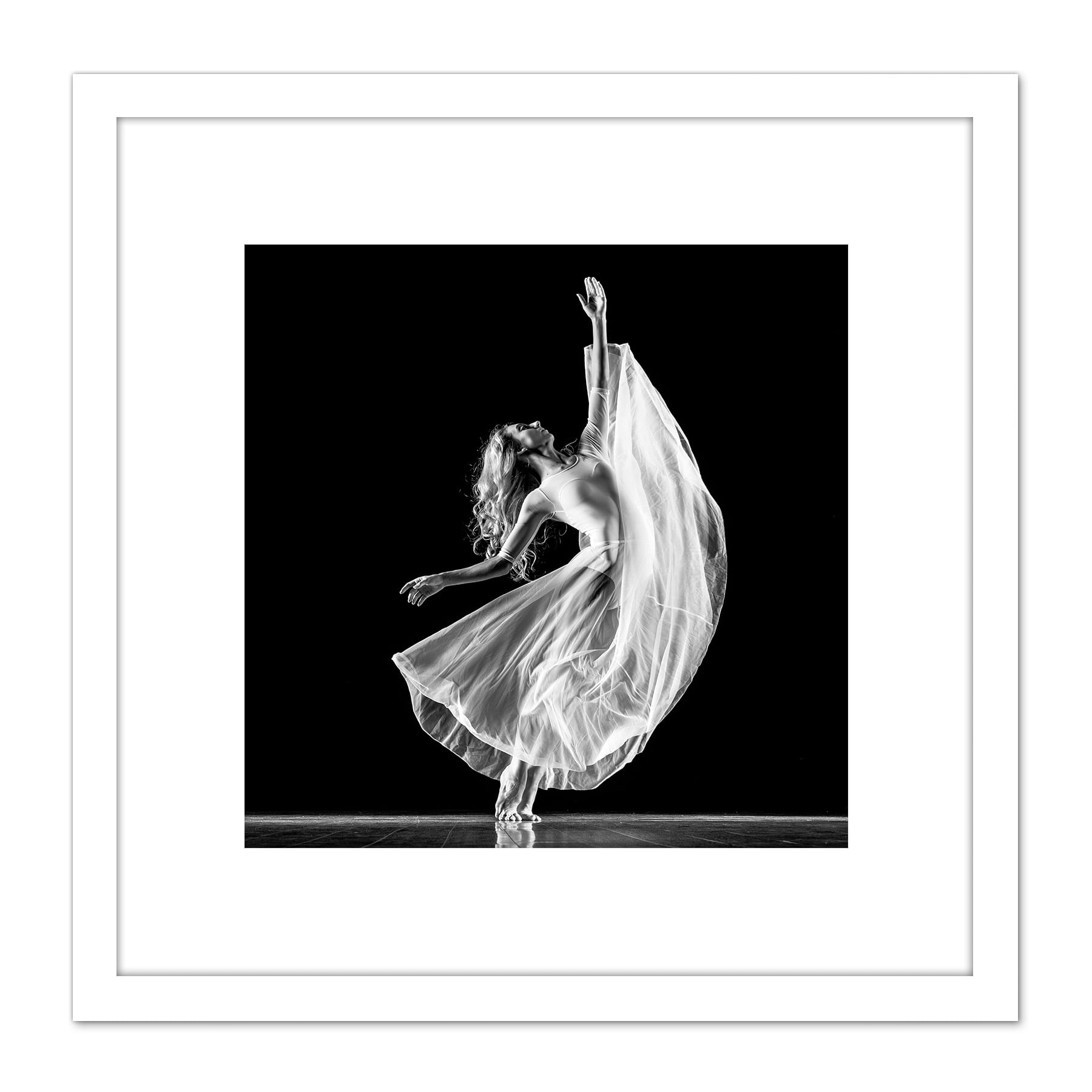 Hofmann Ballerina Tarchick Dancing Ballet photo 8X8 Inch Square Wooden ...