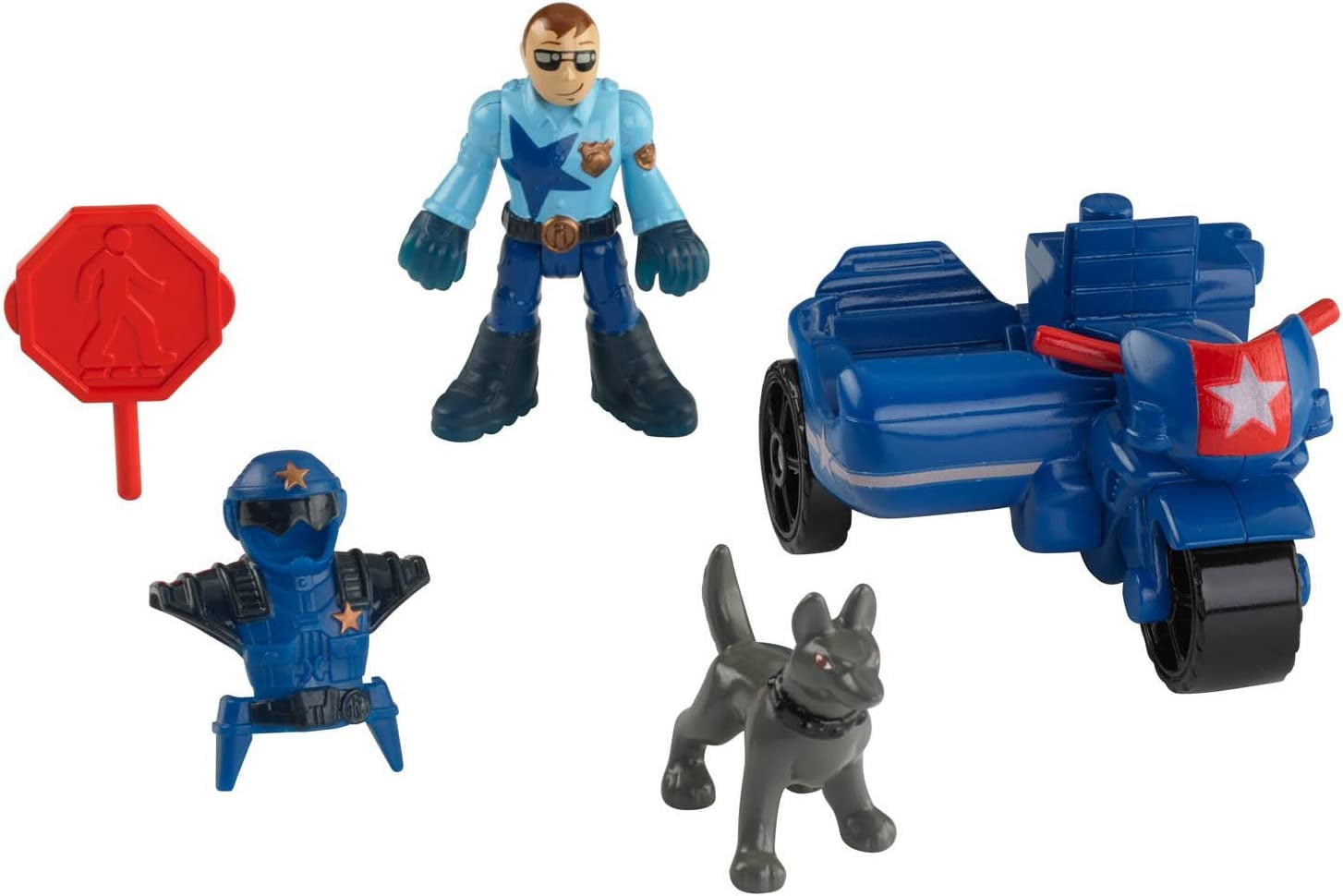 Fisher-Price Imaginext City Police Figure with Cycle and Dog - Walmart.com