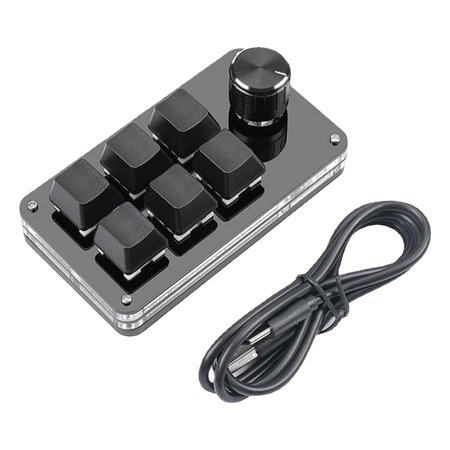 6 Keys Usb Custom Keyboard Volume Button Knob Programming Macro GameHot Swap Mechanical Keypad ...