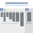 Christmas Snowflake Plaid Window Privacy Film Rainbow Static Cling ...