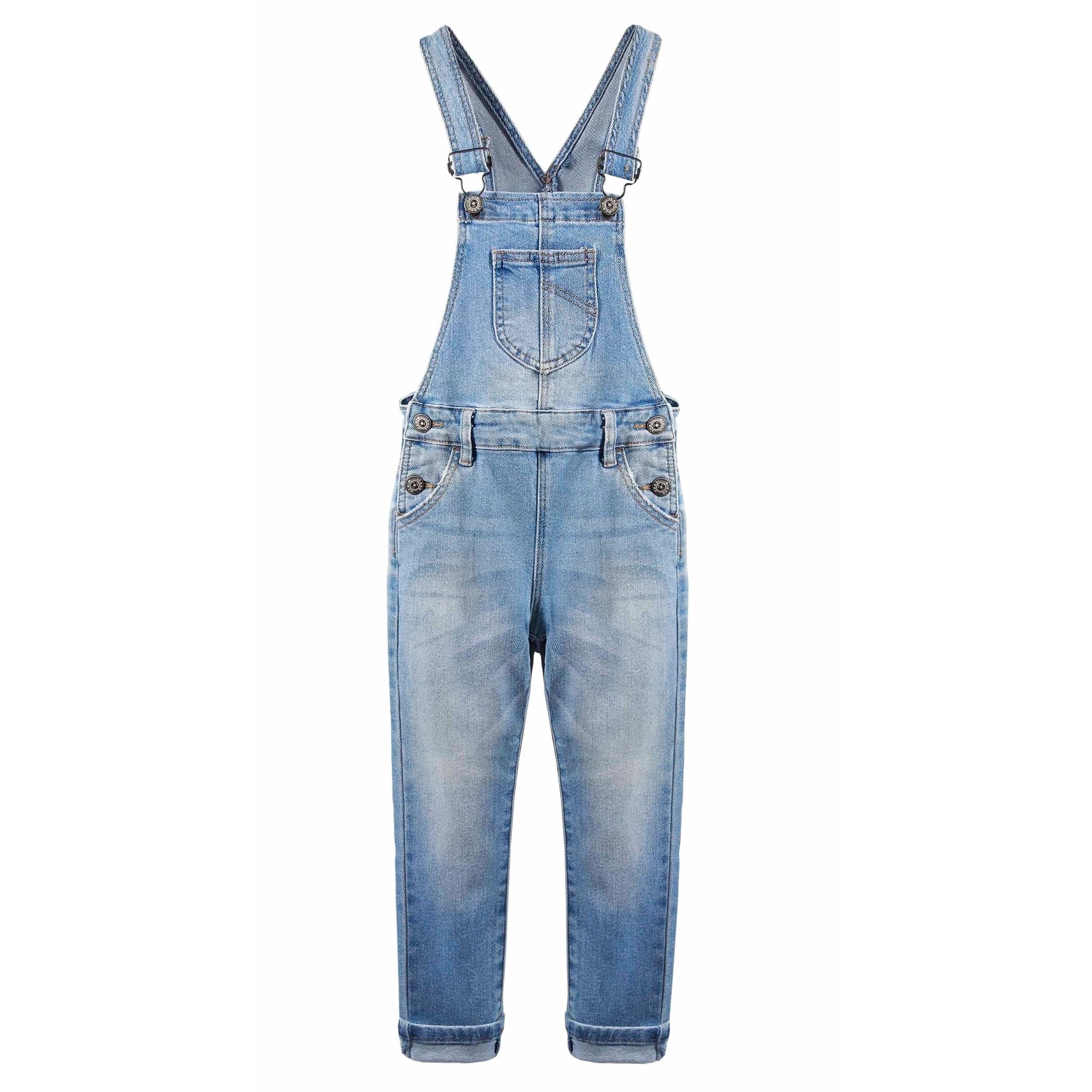 Click here for Kidscool Space Girls Washed Distressed Denim Rippe... prices