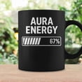 Aura Energy 67 Percent Gen Alpha Meme Humor Retro Styl Coffee Mugs ...