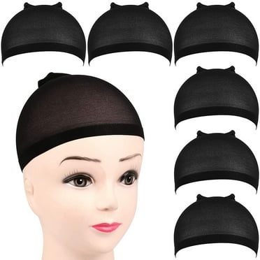 Creamily 10 Pack Wig Caps Elastic Stocking Wig Cap for Wigs Hair Nets ...