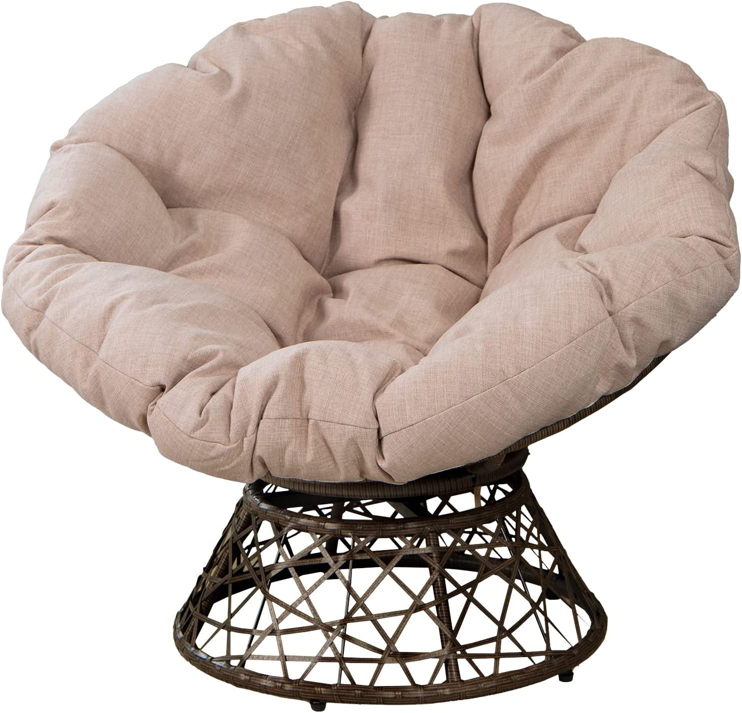 Papasan Chair Patio Lounge Chairs Egg Chair Round Circle Ratten Chair ...