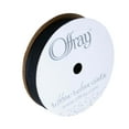 Offray Ribbon, Black 5/8 inch Woven Ribbon for Crafts, Gifting, and ...