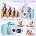 JoyStone Rabbit Kids Selfie Camera Toys for 3-12 Year Old Boys/Girls ...