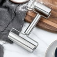 H-Shape Stainless Steel Rolling Pin, Double-Sided Pizza Dough Roller ...