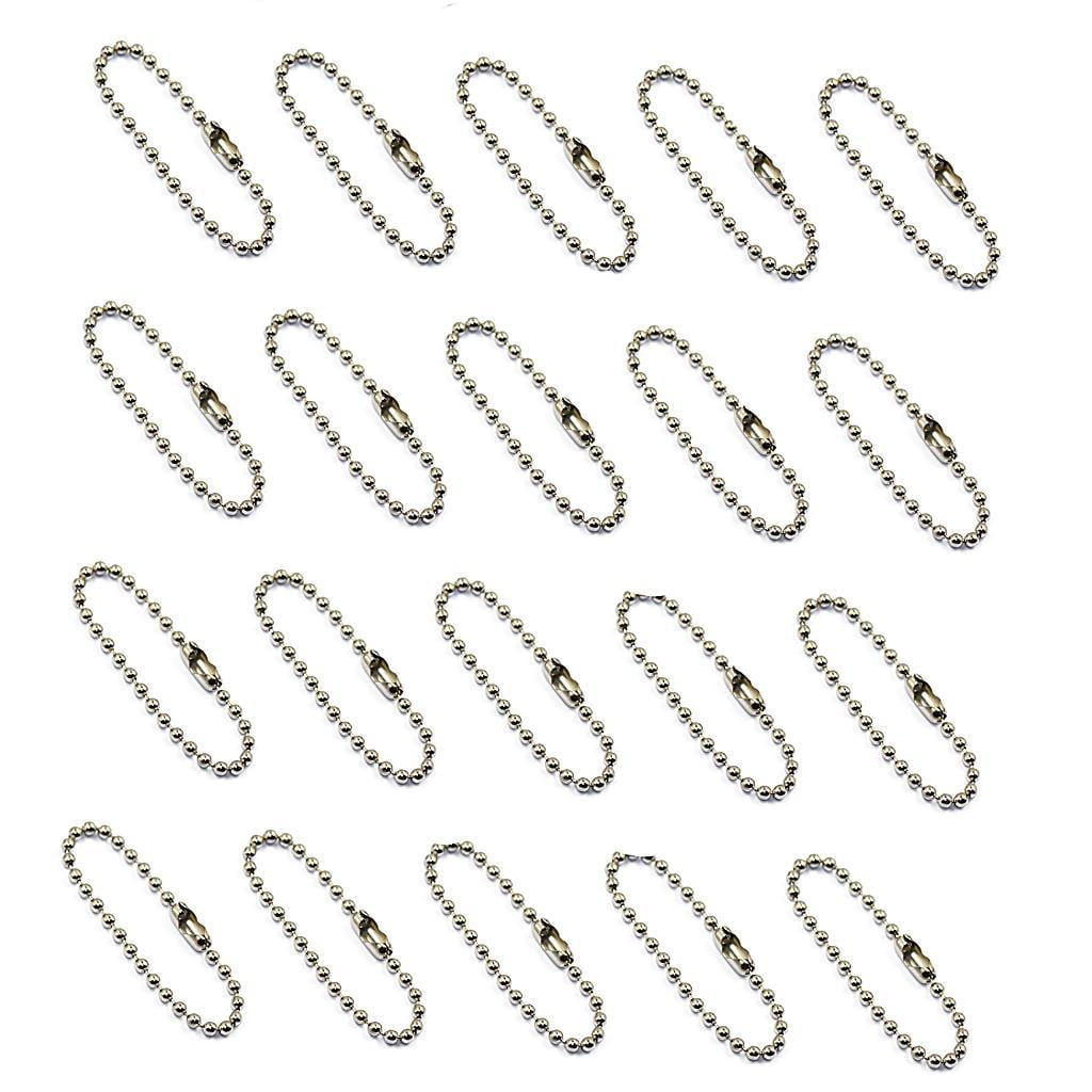 Click here for Bunblic 20pcs Ball Chain Connectors Clasp Keychain... prices