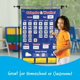 Learning Resources Teaching Calendar/Weather Pocket Chart for Preschool ...