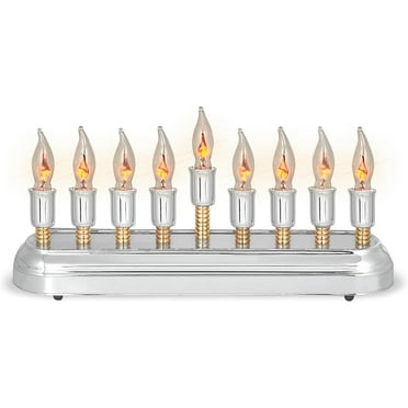 Zion Judaica Mini LED Menorah - USB/Battery Operated, Multiple Light ...