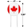 Acrylic Canada Country Flag Cake Topper Party Decoration for Wedding ...