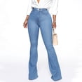 2026 Women's Flared Jeans, European and American Style, Butt-Lifting ...