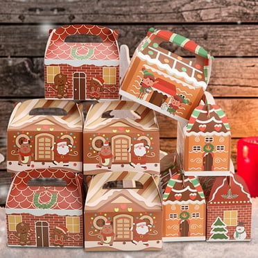 OurWarm 12 Pack Large Holiday Bakery Boxes with Ribbons and DIY Tags ...