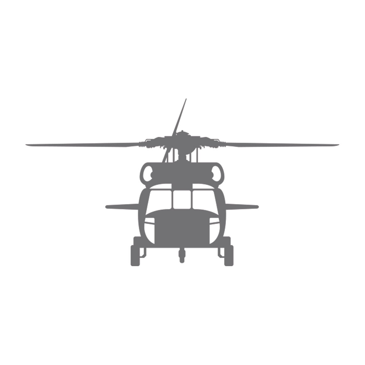 UH-60 Blackhawk Sticker Decal Die Cut - Self Adhesive Vinyl ...