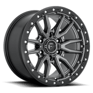 Fuel 1PC Aluminum Rim D712 RAGE 20X10in Gloss Black Red Tinted Clear ...