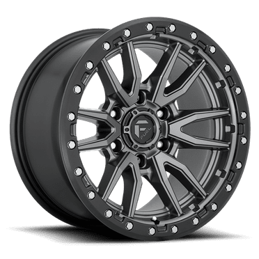 Fuel 1PC Aluminum Rim D712 RAGE 20X10in Gloss Black Red Tinted Clear ...