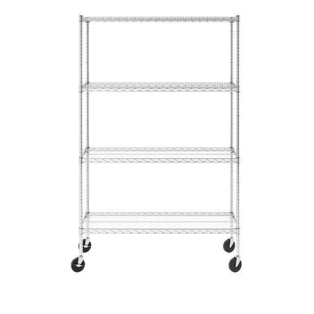 SafeRacks NSF Certified 4-Tier Steel Wire Shelving with Adjustable ...