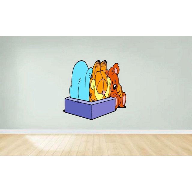 Garfield The Cat and Odie Cartoon Character Wall Art Sticker Vinyl ...