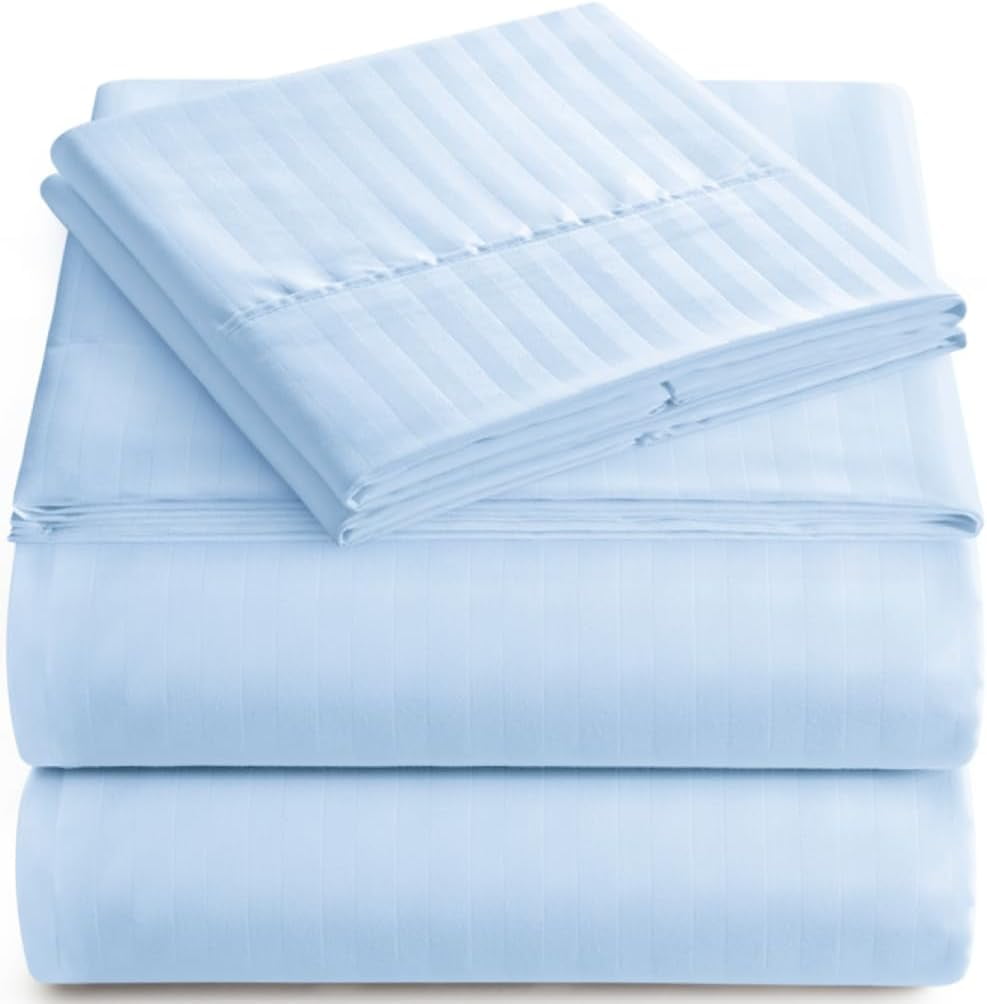 Elaine Karen Bedding Set with Flat Sheet, Fitted Bed Sheet ...